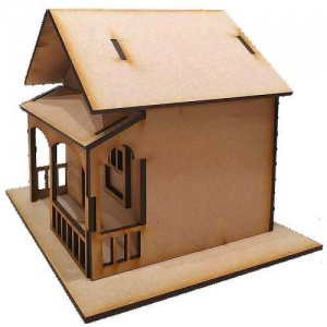 Canary Cottage Birdhouse - MDF Wood Kit